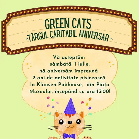 Green Cats Anniversary Charity Fair - Green Cats